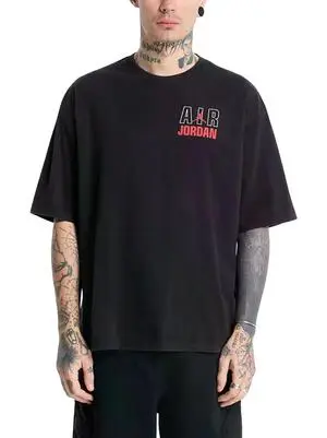 JORDAN Flight Logo-print T-shirt - Black