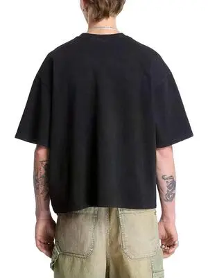 DAILY PAPER Shield Helmet Graphic-print T-shirt - Black