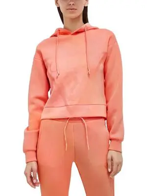 Guess Logo Print Hoodie - Orange