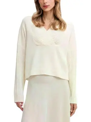 BENETTON V-neck Sweater - Neutrals