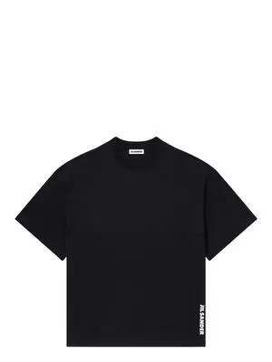 JIL SANDER Logo-print Cotton-jersey T-shirt - Black