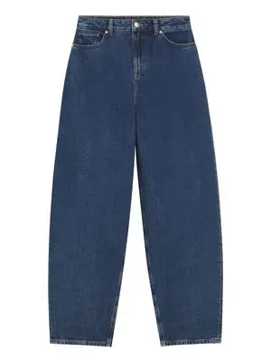 Hugo Barrel-leg Jeans In Japanese Denim - Blue