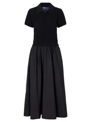 POLO RALPH LAUREN Polo Ralph Lauren Crochet Cotton-Poplin Maxi Dress