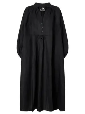 LES VACANCES D’IRINA Sea Maxi Dress - Black