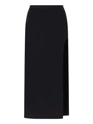 Wardrobe.NYC Scoop Stretch-jersey Maxi Skirt - Black