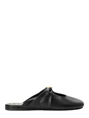 Loewe Pebble Soft Mule In Nappa Lambskin - Black
