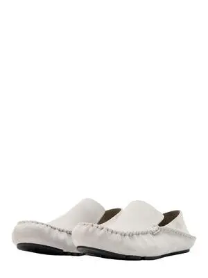 Loewe Suede Rambla Driving Loafers - Light Grey