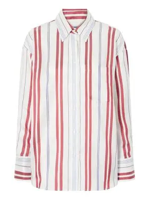 TWP TWP Striped Silk Shirt