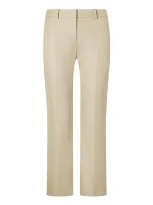 BALENCIAGA Balenciaga Cotton Gabardine Straight-Leg Pants