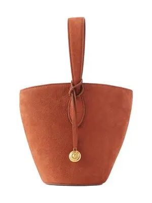 LIFFNER Single Handle Leather Tote - Red