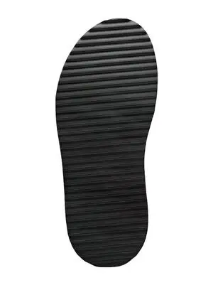 Bogner Sorrento Quilted Flatform Slides - Black