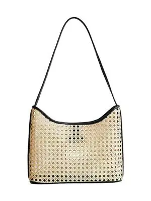 BEMBIEN Marni Rattan Shoulder Bag - Neutrals