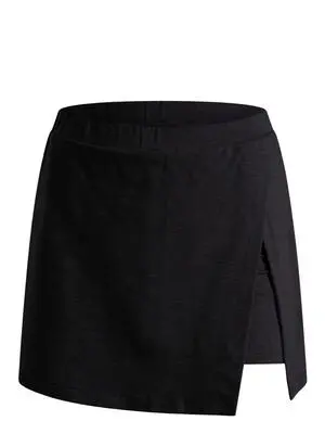 KNOWN SUPPLY Asymmetrical Skort - Black