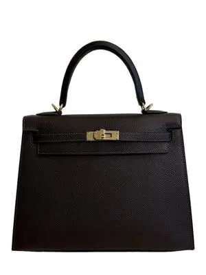 HERMÈS Hermès Kelly 25cm Bag In Epsom Leather With Permabrass Hardware
