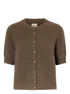 Khaite Nora Cashmere Cardigan - Green