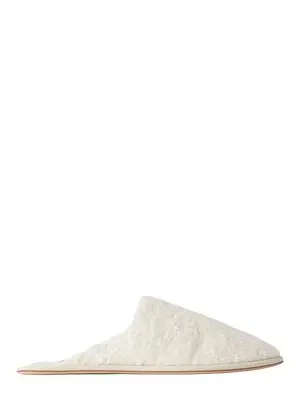 Gabriela Hearst Gabriela Hearst Bristol Cashmere Slip-On Flats Neutrals