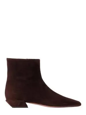 Paris Texas Bettina 25 Suede Ankle Boots - Brown