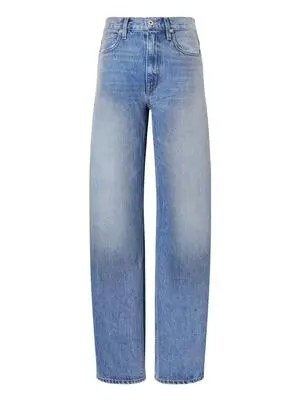 SLVRLAKE Cassie High-rise Wide-leg Jeans - Blue