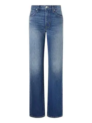 SLVRLAKE Kendra High-rise Straight-leg Jeans - Blue