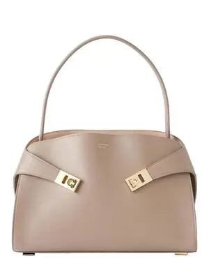 FERRAGAMO Small Hug Tote - Brown