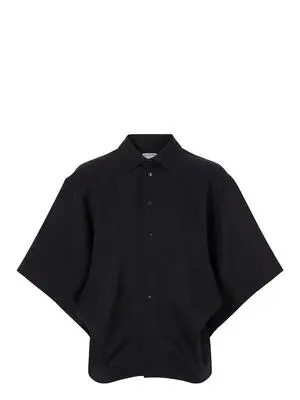 Bottega Veneta Wool-twill Shirt - Black