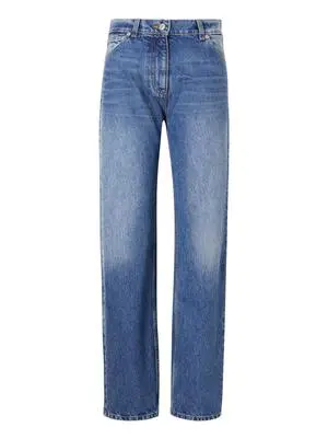 Magda Butrym High-rise Straight-leg Boyfriend Jeans - Blue