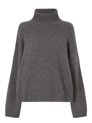 Brunello Cucinelli Cashmere Turtleneck Sweater - Gray