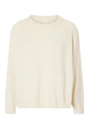 Suzie Kondi Kismet Ribbed Cotton Sweater - Neutrals