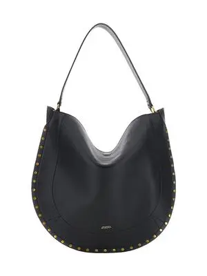 Isabel Marant Étoile Studded Leather Hobo Shoulder Bag - Multicolor
