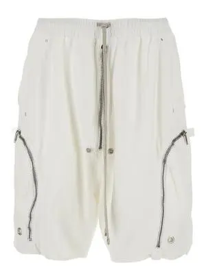Rick Owens Bauhaus Pods Cotton Shorts - Multicolor