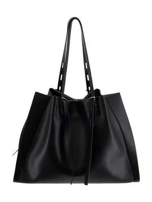 MINOBOSSI Paula Leather Shoulder Bag - Black