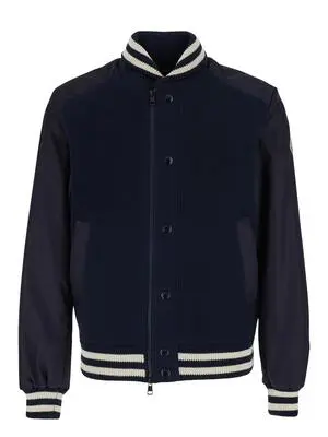 Moncler High Collar Zip Cardigan - Multicolor