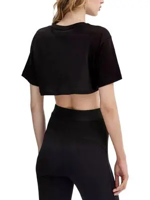 ARMANI EXCHANGE Armani Exchange Cropped T-Shirt With Short Sleeves And Round Neck