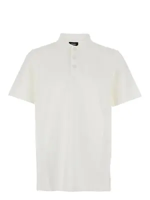 Fendi Fendi Men Polo Fendi Zucca Piquet Multicolor