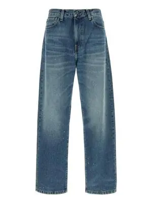 Carhartt Work In Progress Wide-leg Denim Trousers - Blue