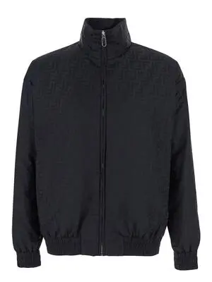 Fendi Padded Bomber Zucca Embossed Ny - Multicolor