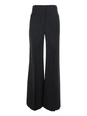 Victoria Beckham Victoria Beckham Alina Wool Trousers Multicolor