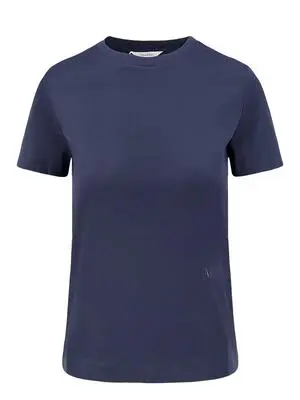 Max Mara Max Mara Embroidered Cotton T-Shirt Multicolor