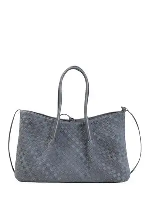 Bottega Veneta Bottega Veneta Large Pinacoteca Tote Bag Blue