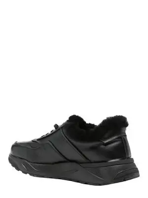 SERGIO MORETTI FIRENZE Round Toe Sneakers - Black