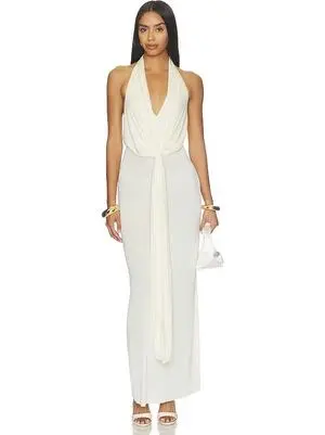 SEROYA Kayla Maxi Dress - Eggshell