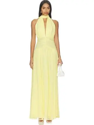 NICHOLAS Arella Gown - Lemon