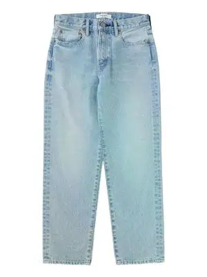 Moussy Vintage Elko Distressed Straight-leg Jeans - Blue