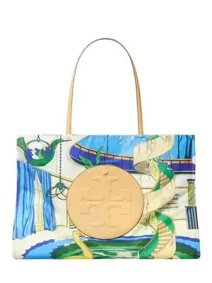 Tory Burch Tory Burch Ella Printed Tote Bag Neutrals