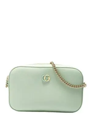 Gucci Gucci GG Marmont Shoulder Bag Green