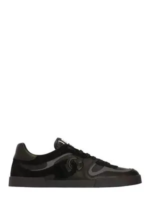 Dolce & Gabbana Portofino Calfskin Sneakers - Black