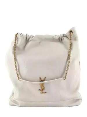 Saint Laurent Jamie 4.3 Pochon Quilted Leather Shoulder Bag - Neutrals