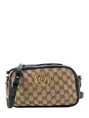 Gucci Gg Marmont Shoulder Bag - Black
