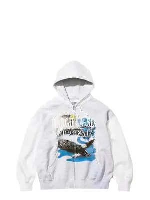 Supreme Mm6 Maison Margiela X Zip-up Hoodie - Grey
