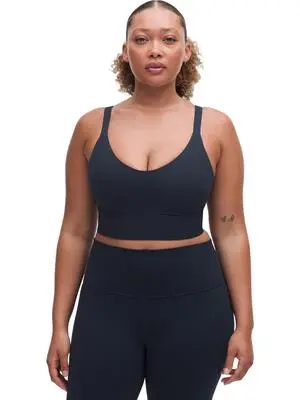 Lululemon Focuser Scoop-neck Bra - True Navy